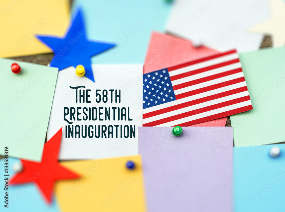 Presidential Inauguration Day On January 20, 2017. Americans celebrate ...