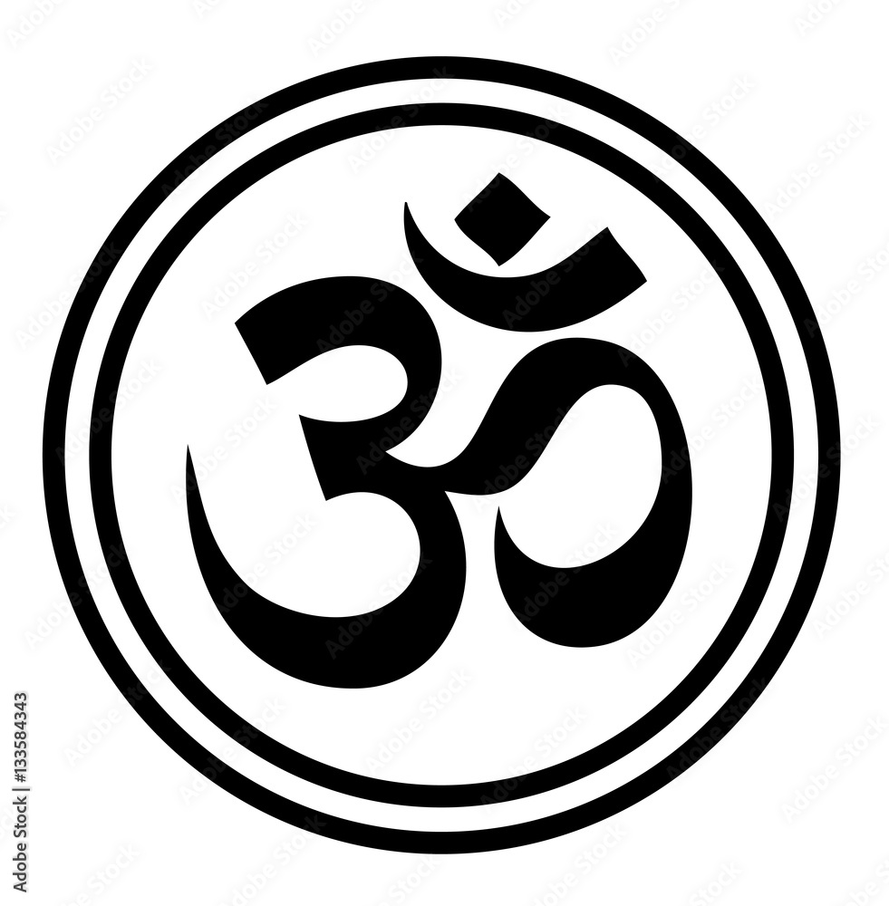 Om Vector Logo Stock Vector | Adobe Stock