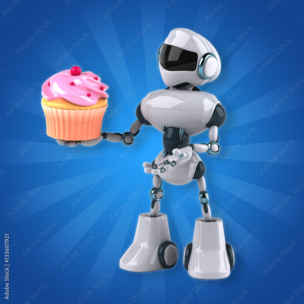 Robot Stock Illustration | Adobe Stock