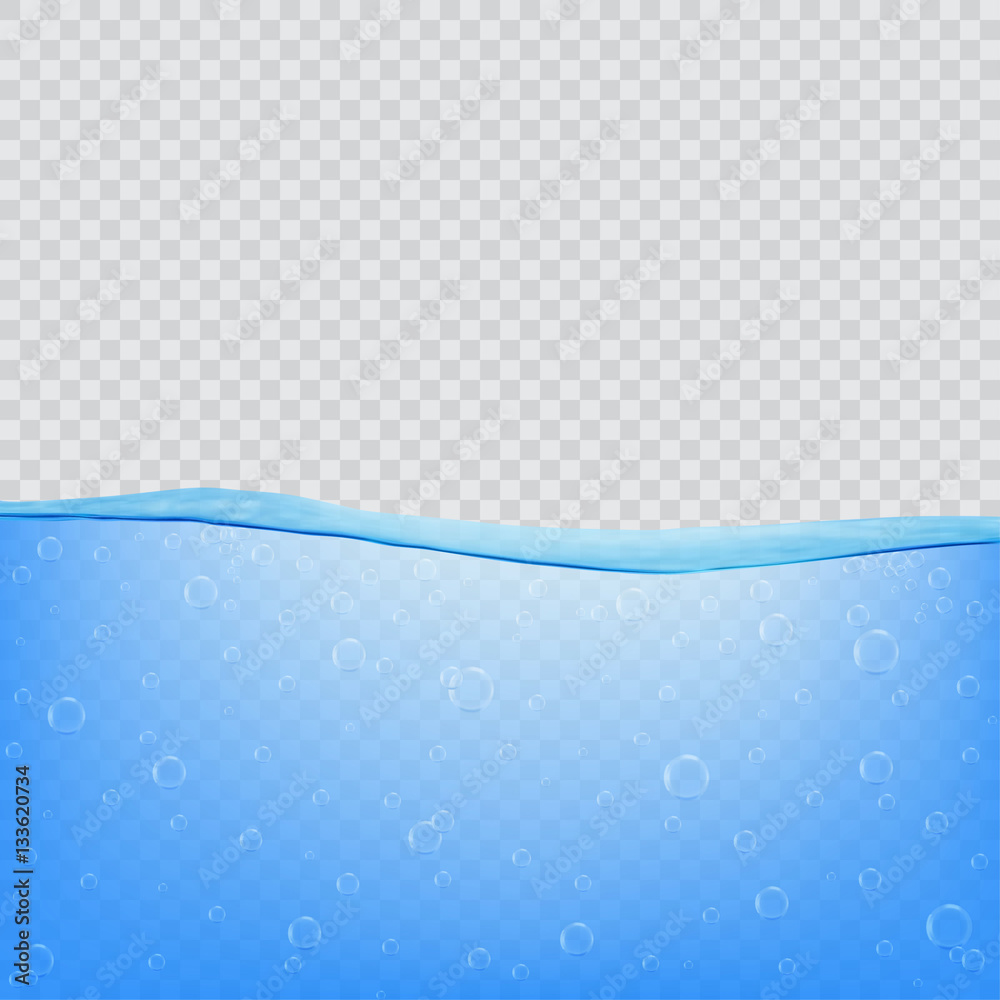 Water, sea, ocean with transparency on transparent background Stock ...