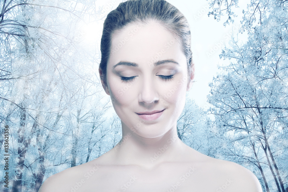 Cryotherapy woman concept Stock Photo | Adobe Stock
