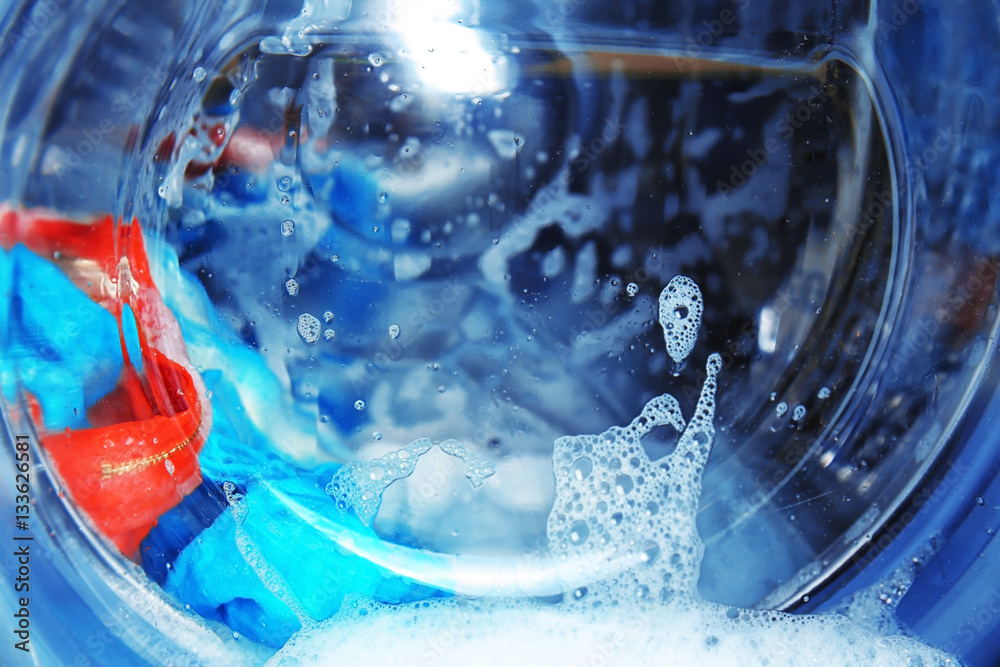Clothes In Washing Machine Close Up Stock Adobe Stock clothes-in-washing-machine-close-up-stock-adobe-stock