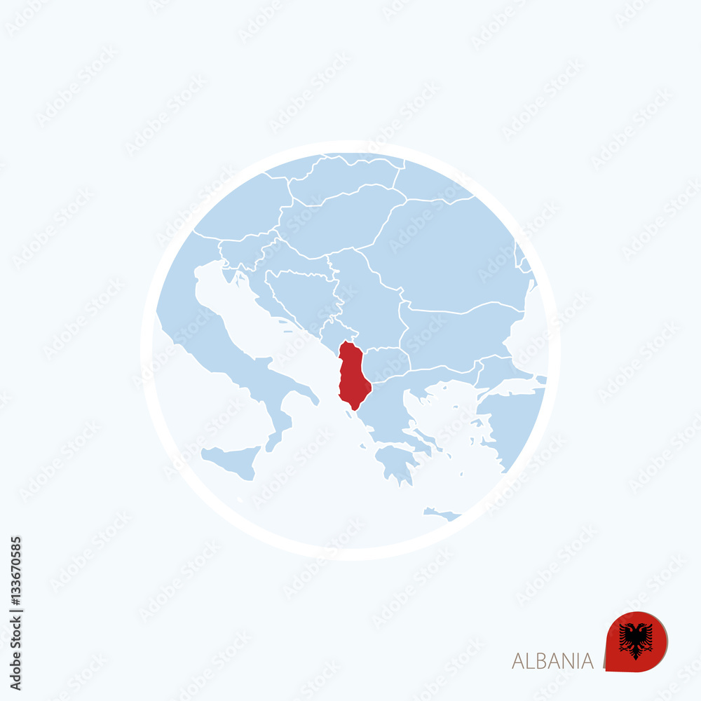 Albania Map Europe