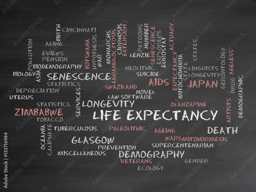 Life expectancy Stock Illustration | Adobe Stock