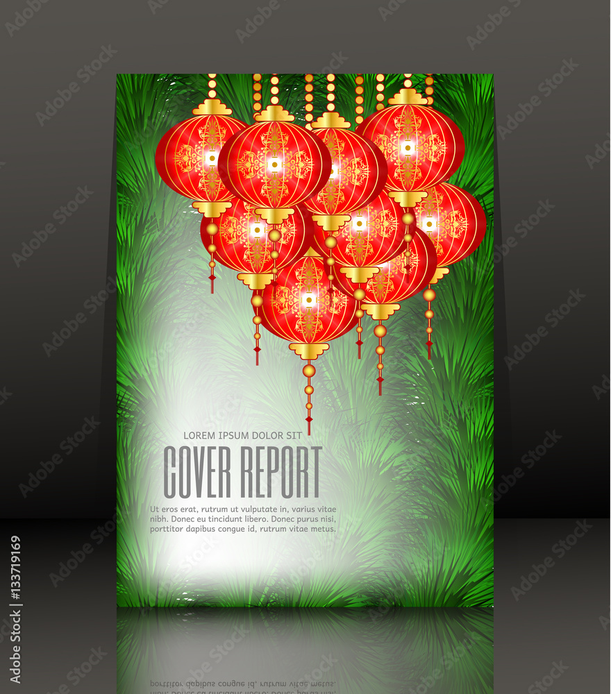 Template design for cover. Banner in A4 size. Abstract background ...