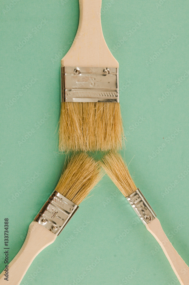 Paint brush background Stock Photo | Adobe Stock