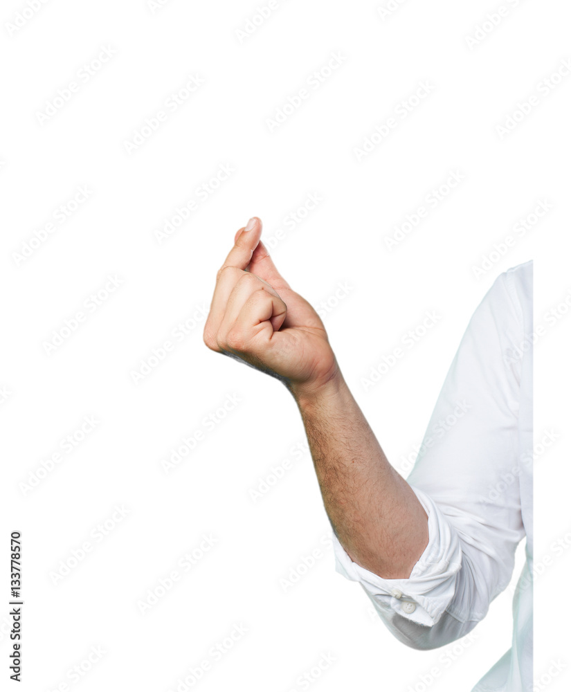 young man hand money sign Stock Photo | Adobe Stock