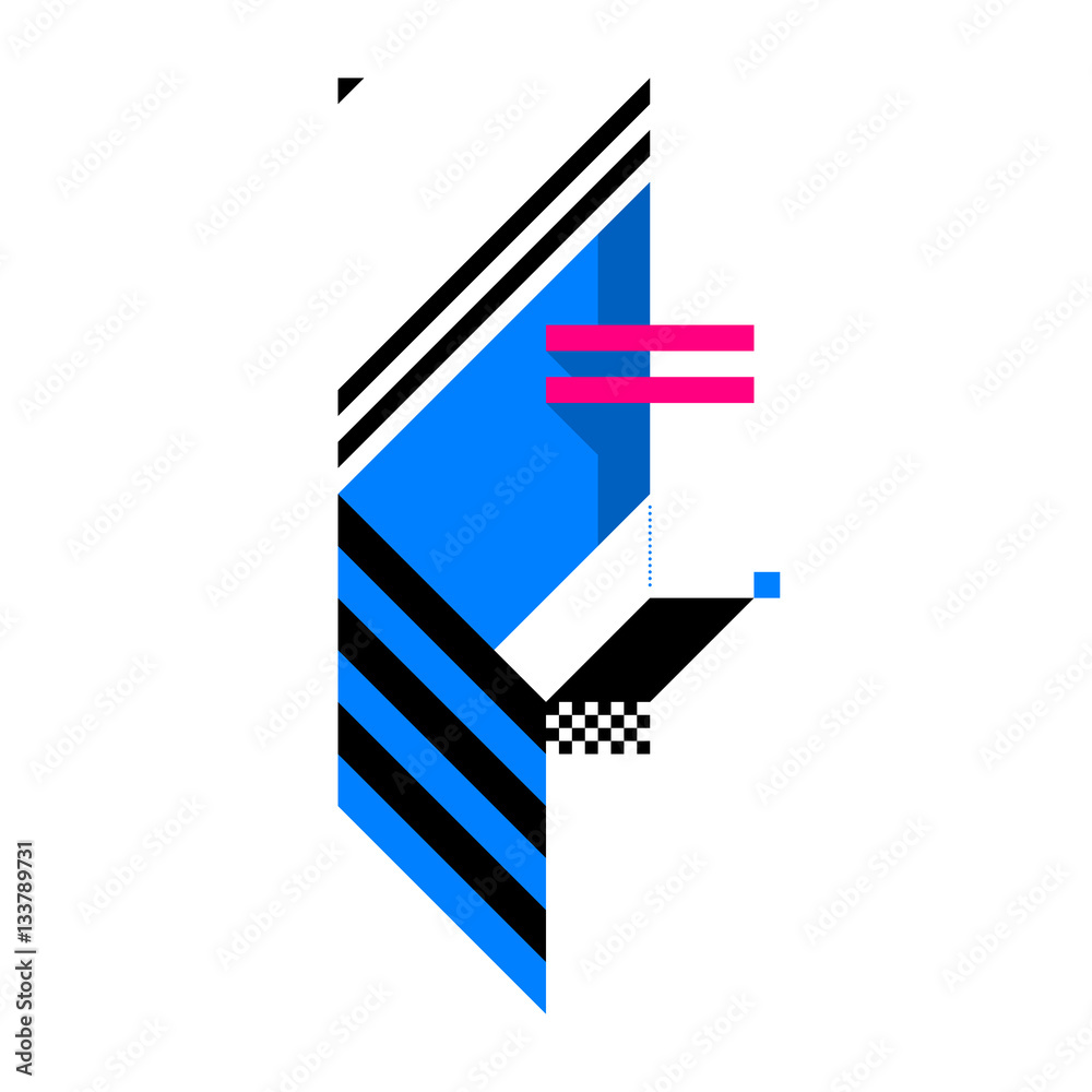 Abstract geometric composition. Style of Abstract art, Suprematism ...