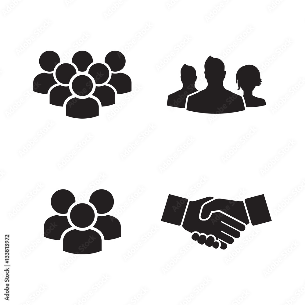 team icons set Stock 벡터 | Adobe Stock