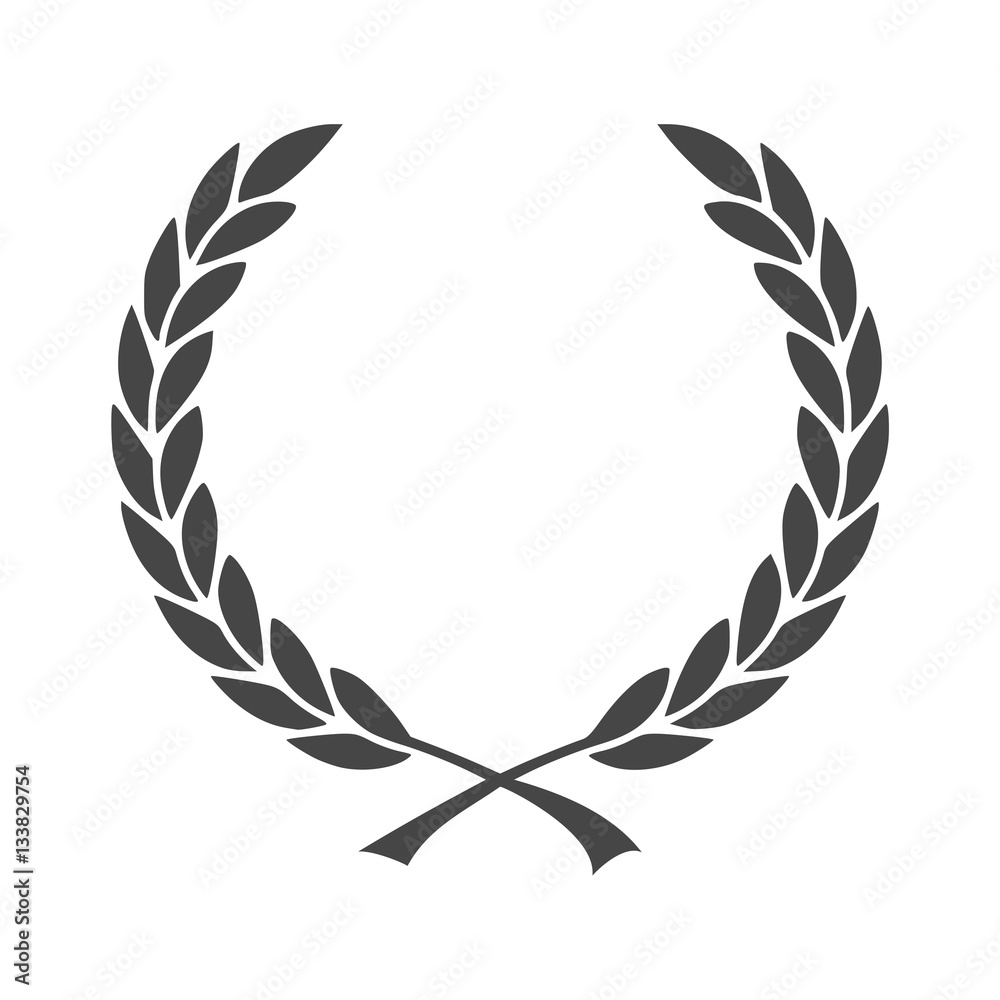 Vector Laurel Wreath - Illustration icon Stock-Vektorgrafik | Adobe Stock