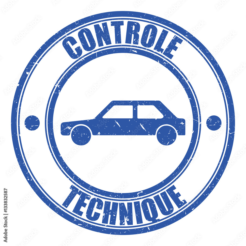 Logo contrôle technique. Stock Vector | Adobe Stock