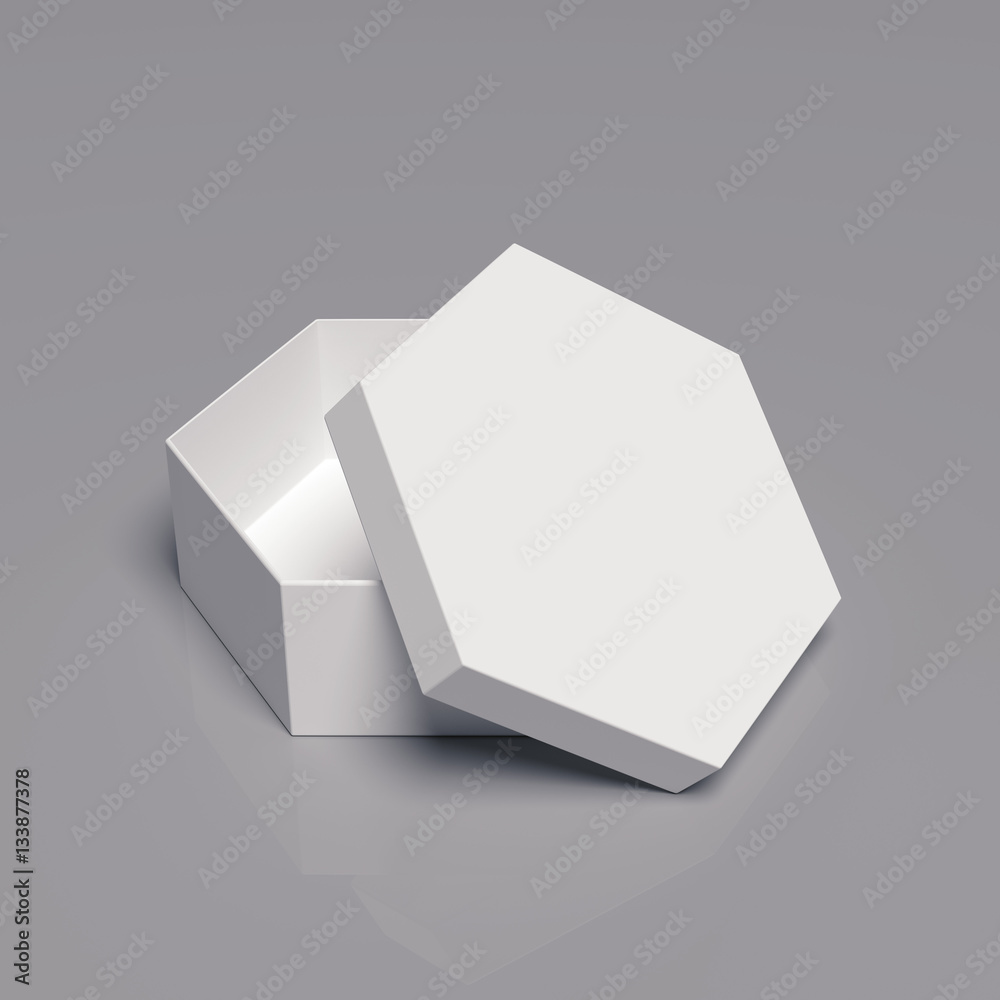Cardboard box template Stock Illustration | Adobe Stock