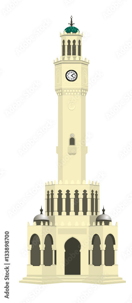 Clock Tower Stock Vector | Adobe Stock