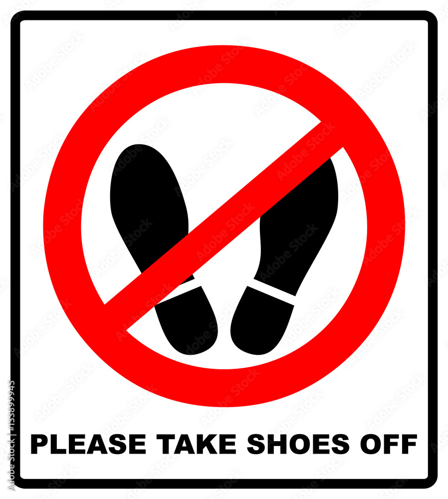 Do not step here please sign vector illustration Stock Vector | Adobe Stock