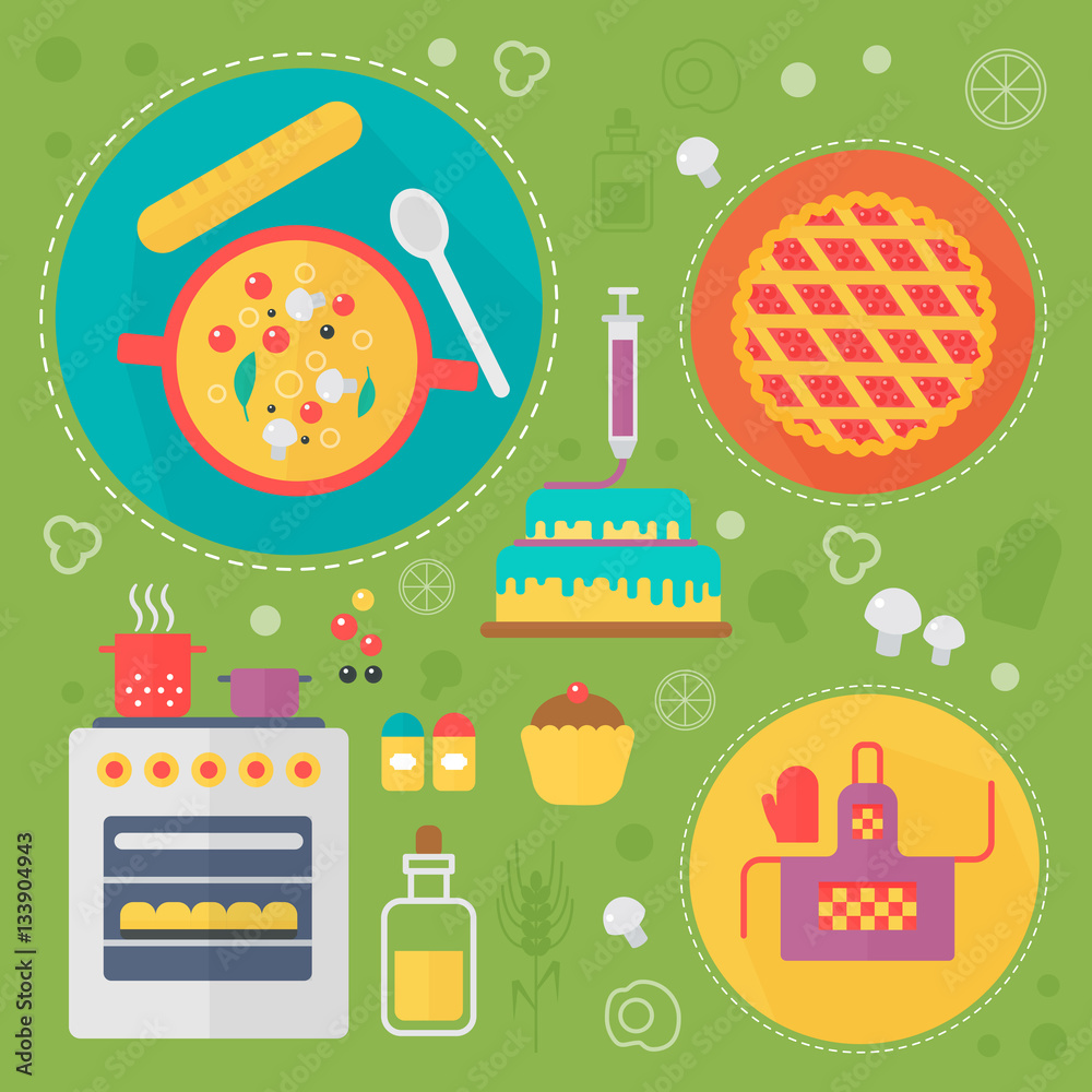 Kitchen Infographic Poster