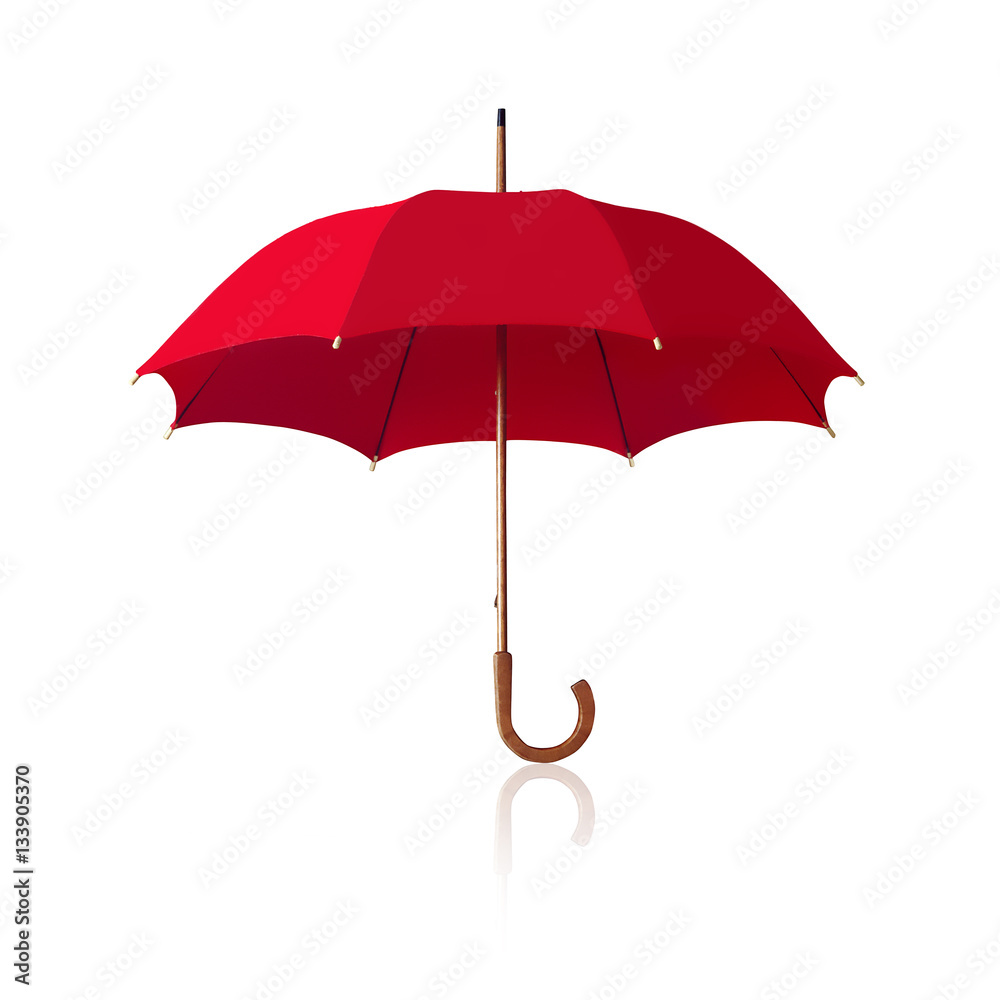 roter Schirm Stock-Foto | Adobe Stock
