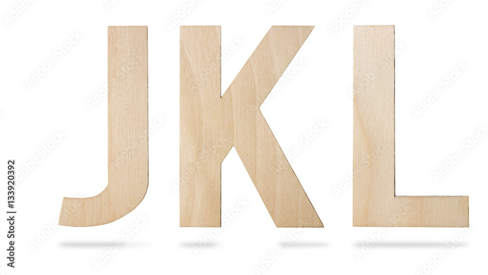 Lettere alfabeto - JKL Stock Photo | Adobe Stock