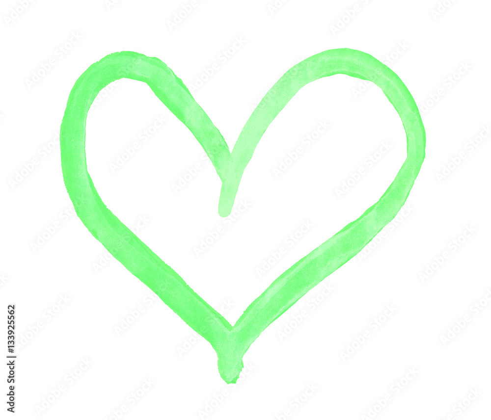 Lime Green Heart Wallpaper