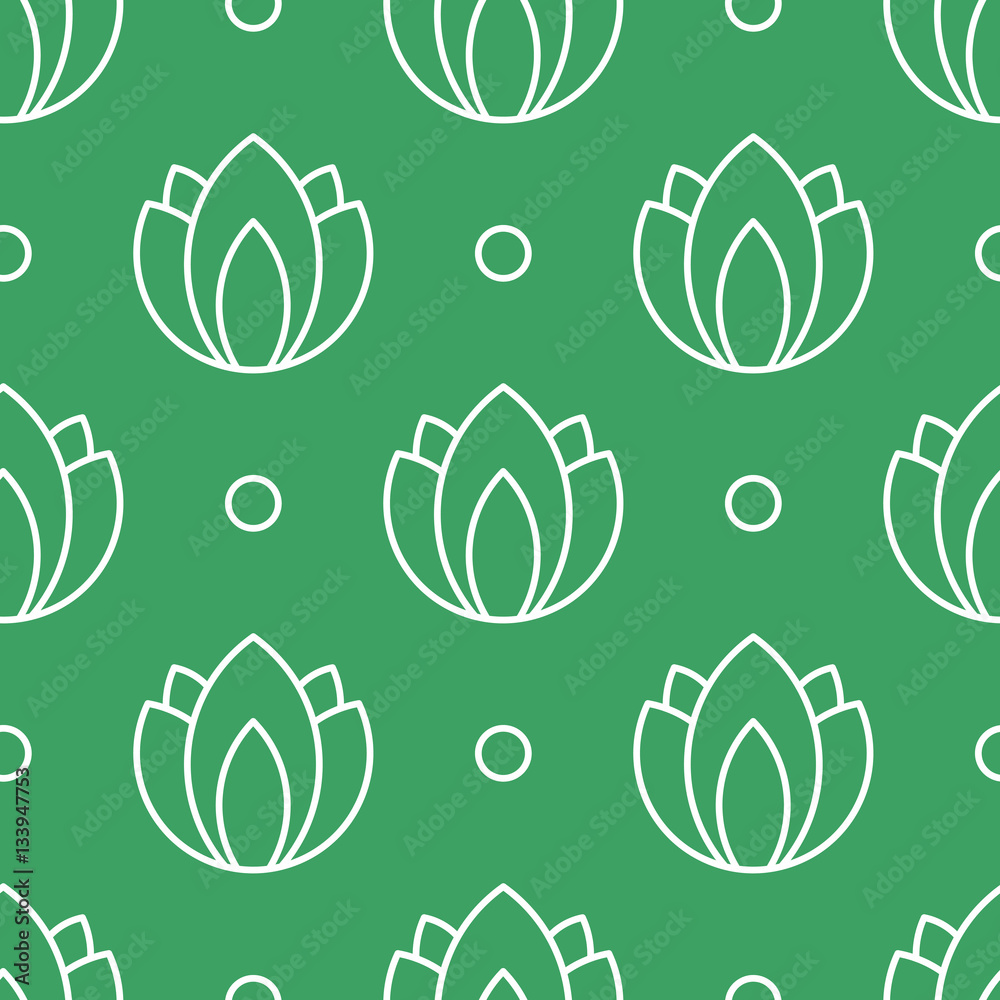 alternative medicine vector pattern with symbols of ayurvedic medicine ...