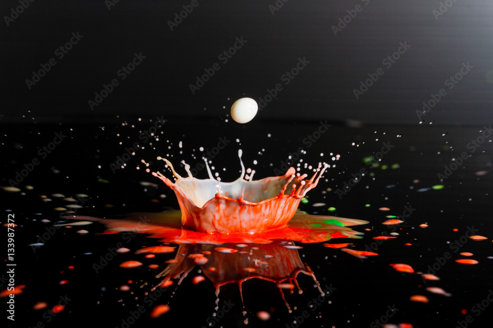 Liquid Art, the study of a liquid drop creating shapes from fluid ...