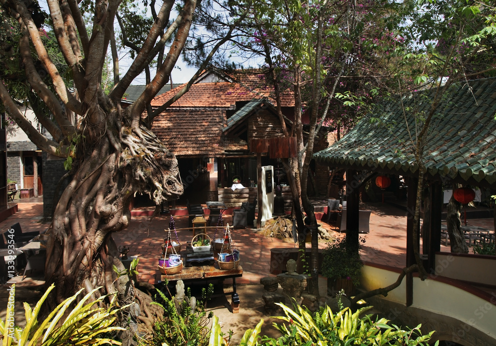 Historical village in Dalat. Vietnam Stock Photo | Adobe Stock