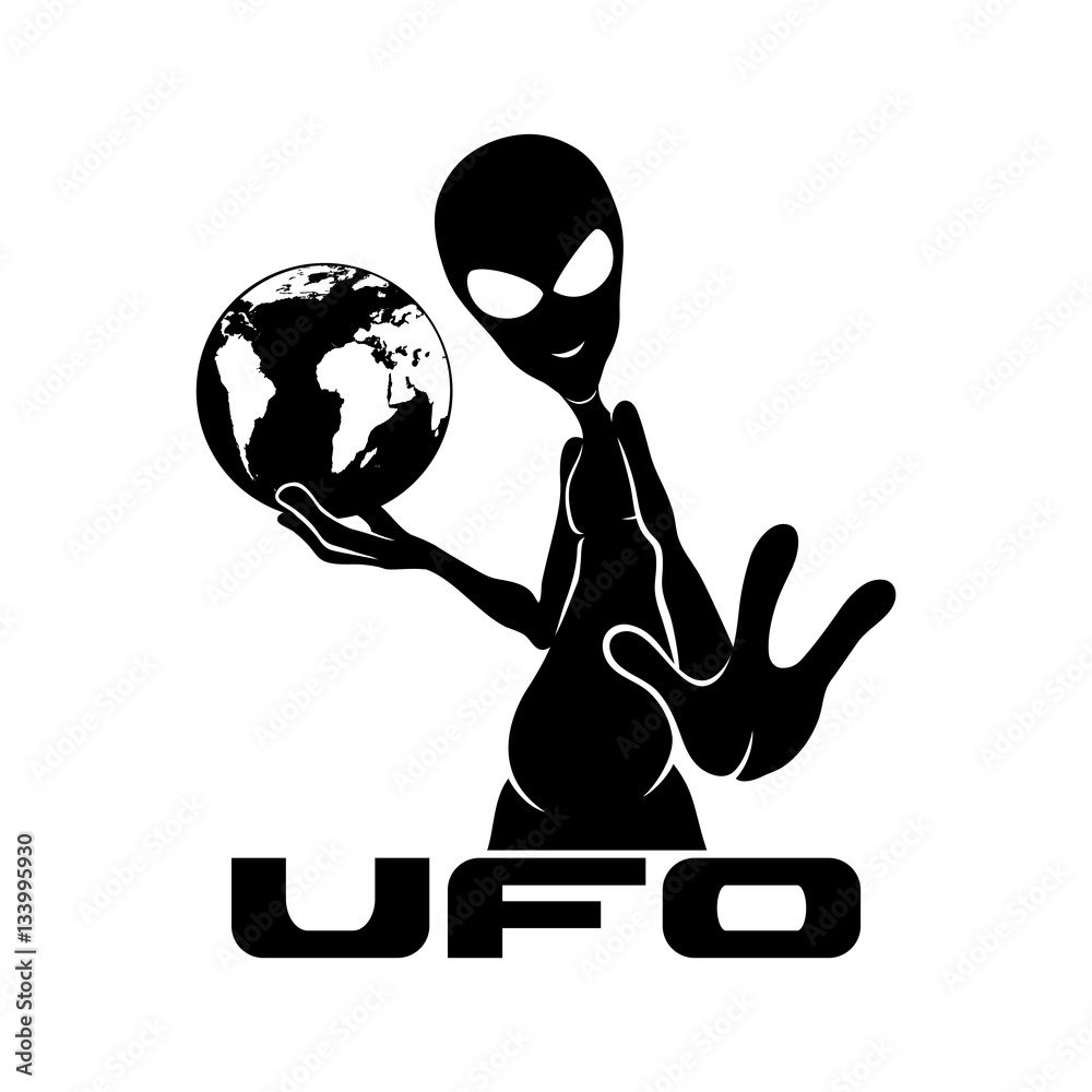 Alien sign. Stock Vector | Adobe Stock