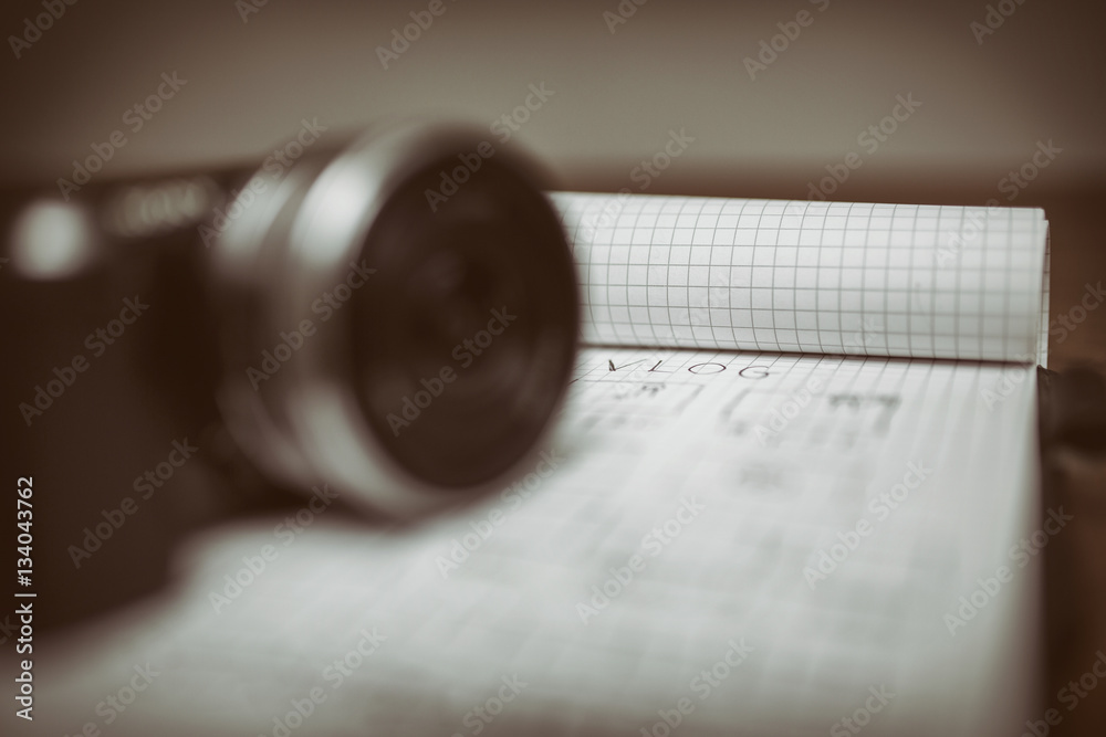 Storyboard for vlog Stock 写真 | Adobe Stock