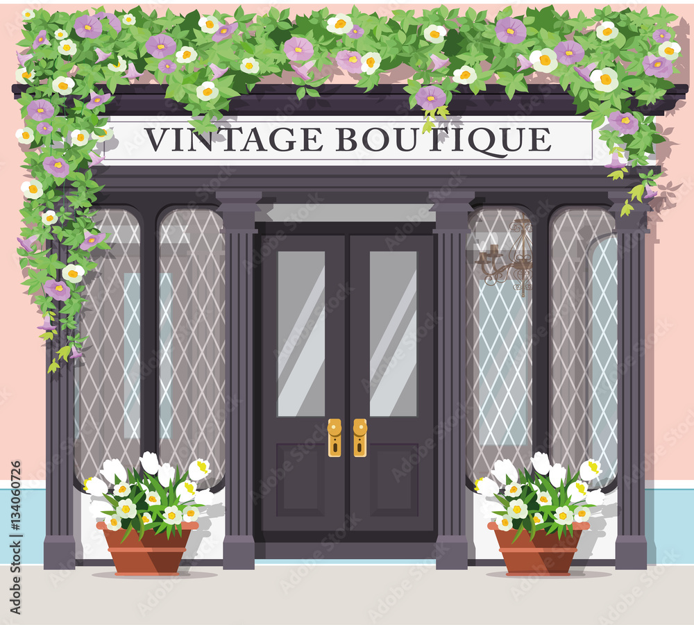 Boutique Storefront Illustration