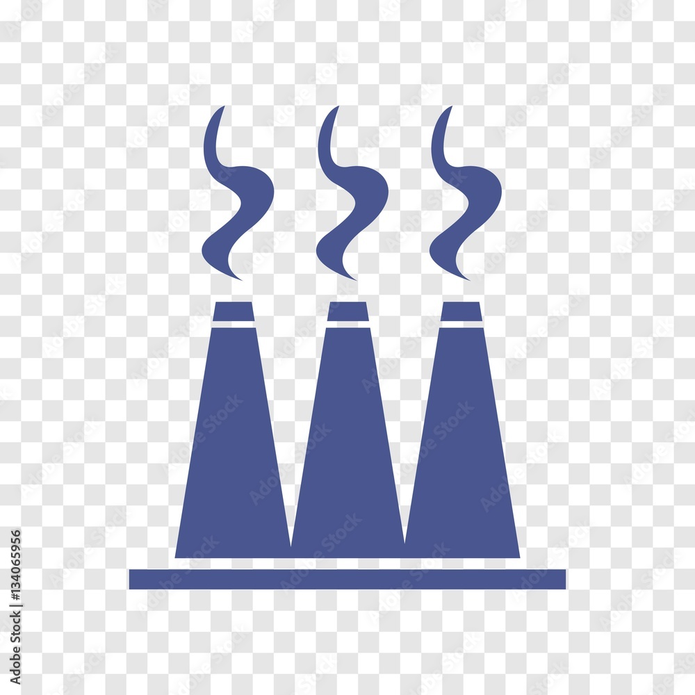 smokestacks vector icon Stock Vector | Adobe Stock