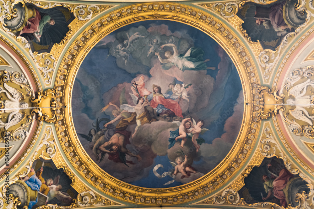 Famous Cathedral Ceiling Painting | Shelly Lighting