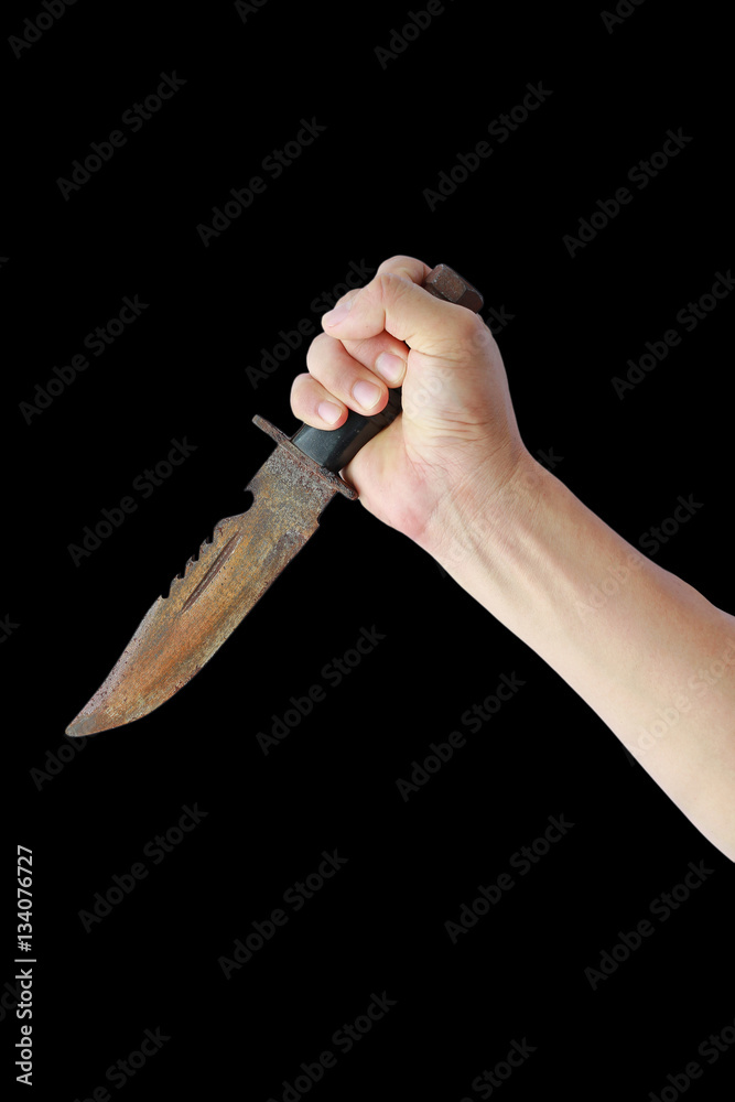 Holding An Old Dagger