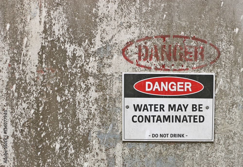 Contaminated Sign