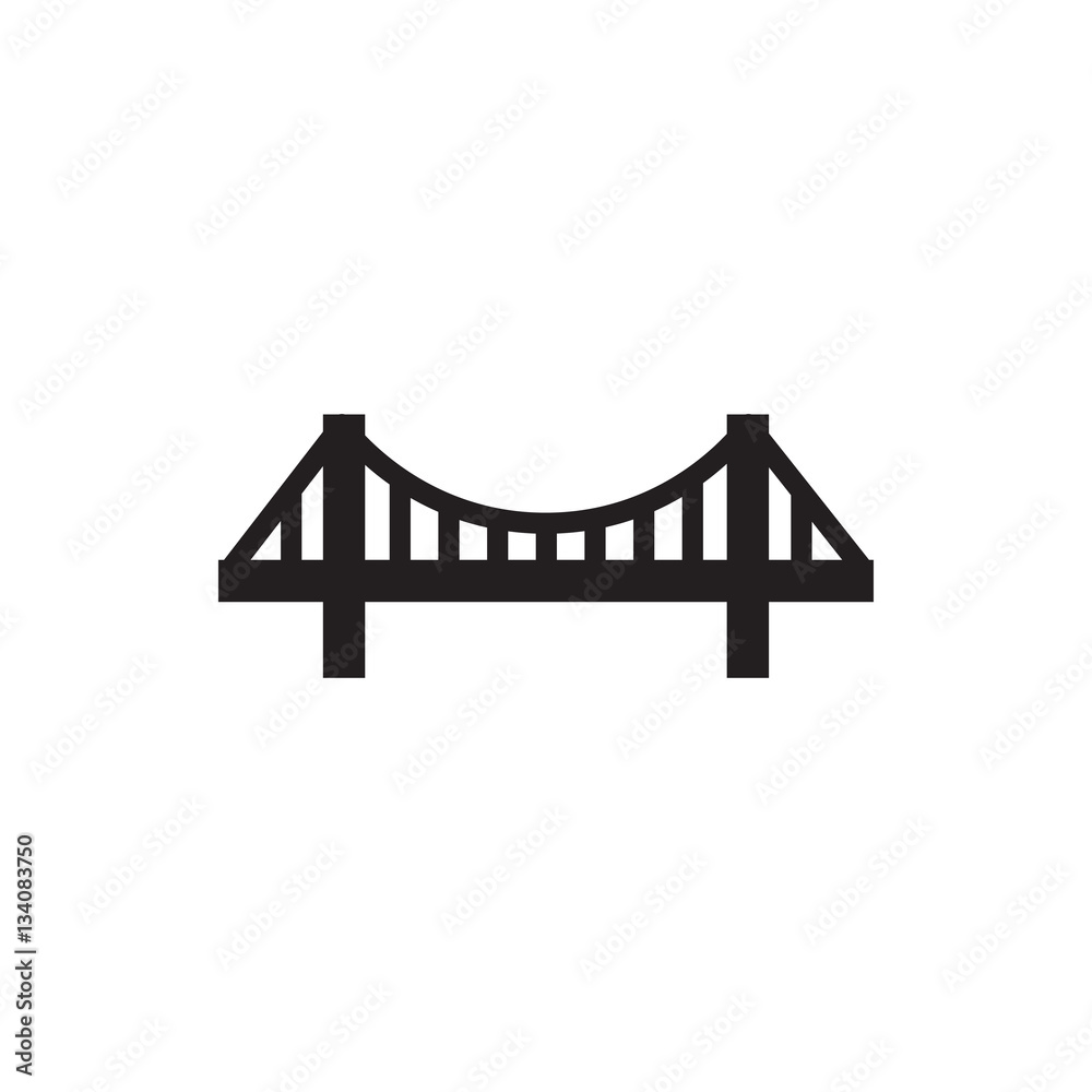 bridge icon illustration Stock Vector | Adobe Stock