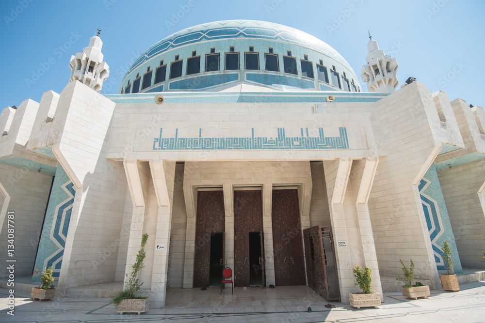 Arabic mosque in Amman Jordan Stock Photo | Adobe Stock
