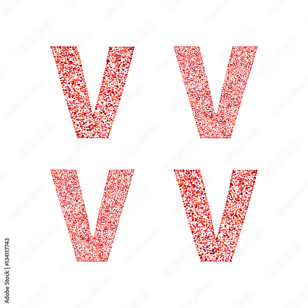 Alphabet V In Love