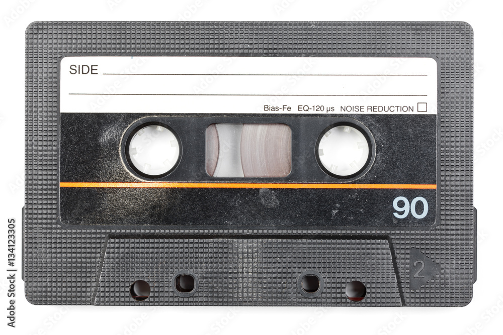 Vintage audio cassette isolated Stock-Foto | Adobe Stock Vintage audio cassette isolated Stock-Foto | Adobe Stock