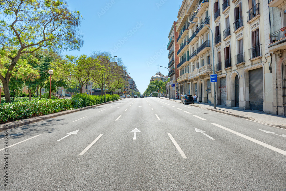 Road on the city street Stock Photo | Adobe Stock