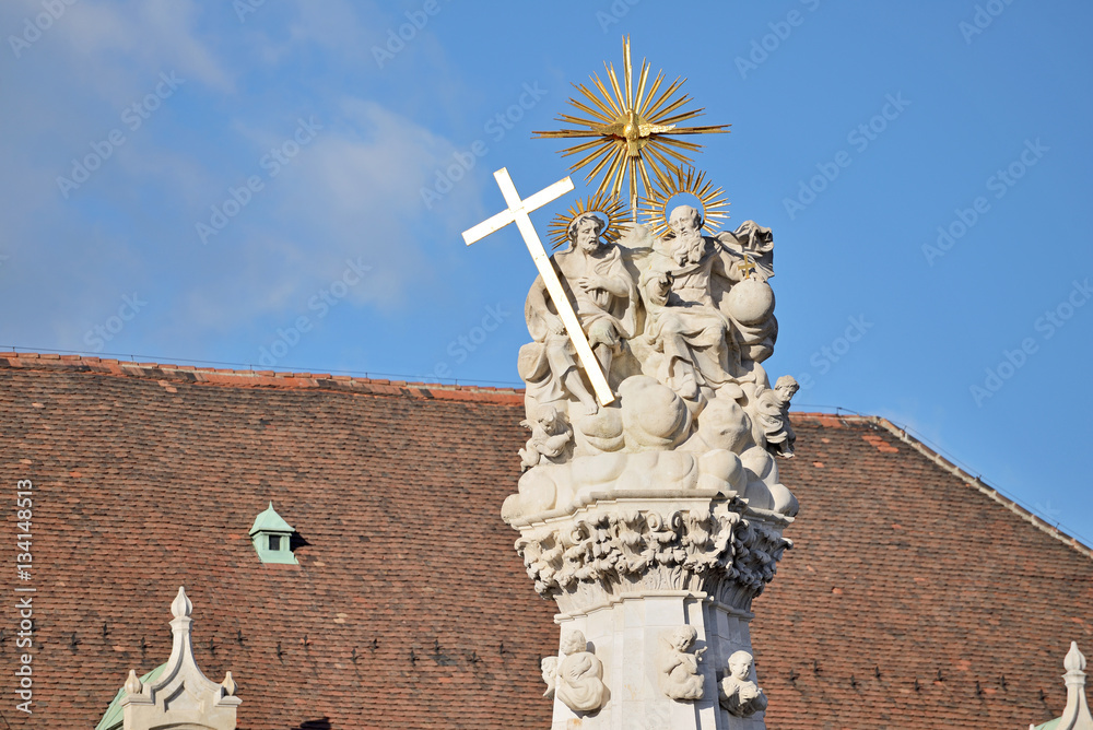 Holy Trinity Column, Budapest, Hungary Stock Photo | Adobe Stock