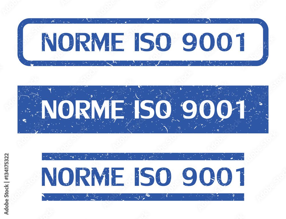 Tampon norme ISO 9001. Stock Vector | Adobe Stock