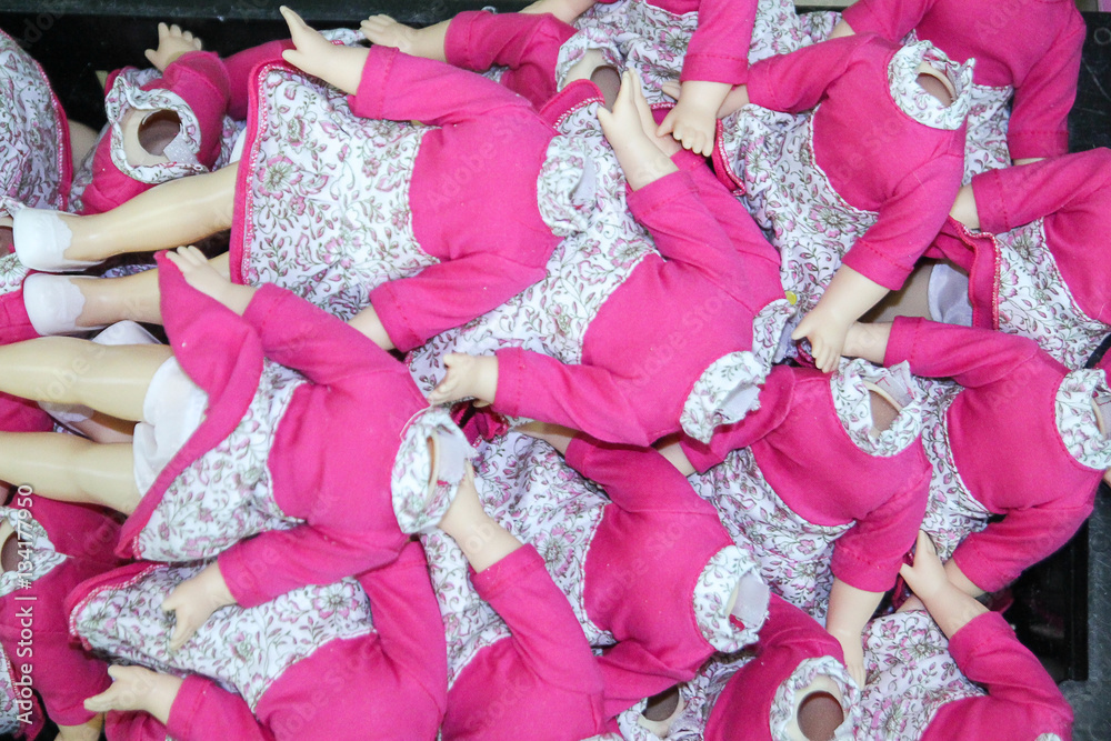 Doll body without head Stock Photo | Adobe Stock