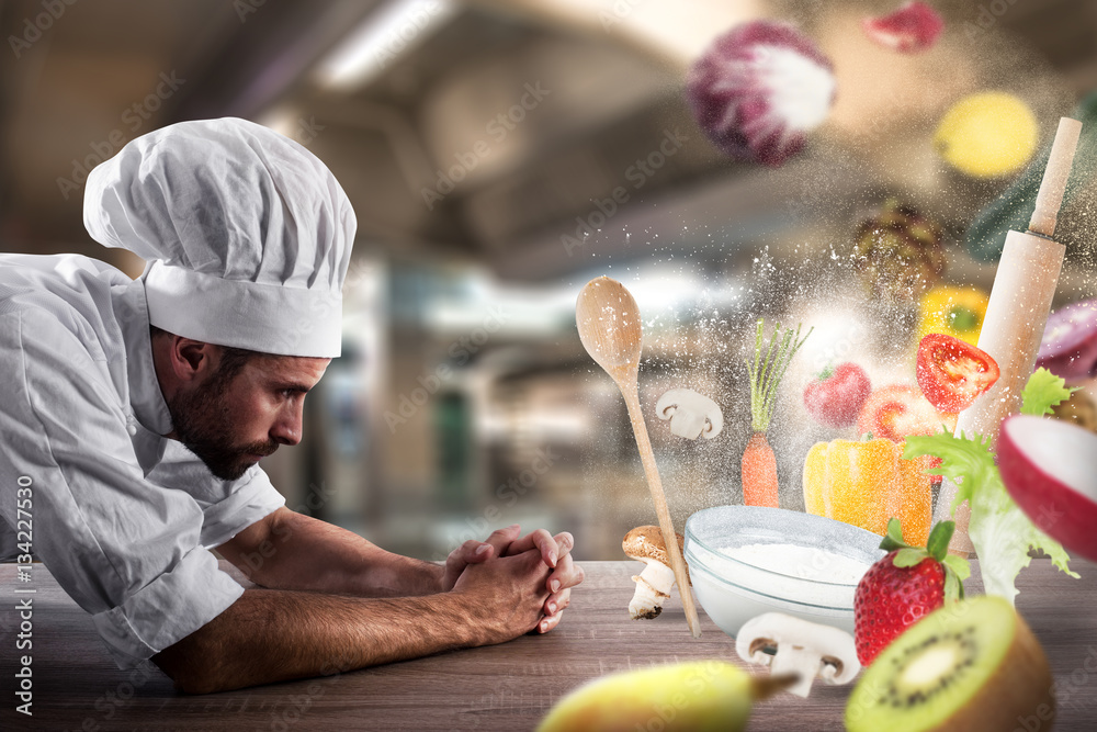 Magic food recipe at the restaurant Stock-Foto | Adobe Stock