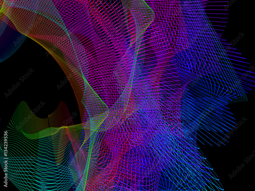 Vetor de abstract stylized lines, vector do Stock | Adobe Stock