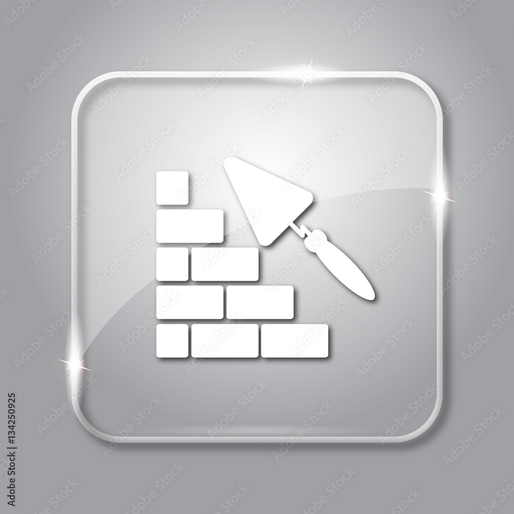 Building wall icon Stock Illustration | Adobe Stock