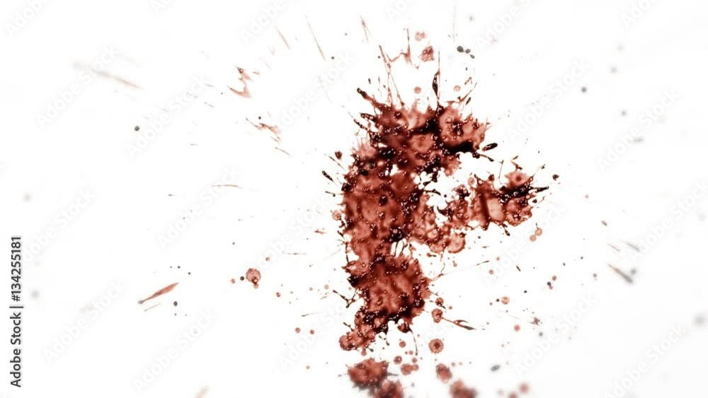 Blood Splatter Stock Video | Adobe Stock