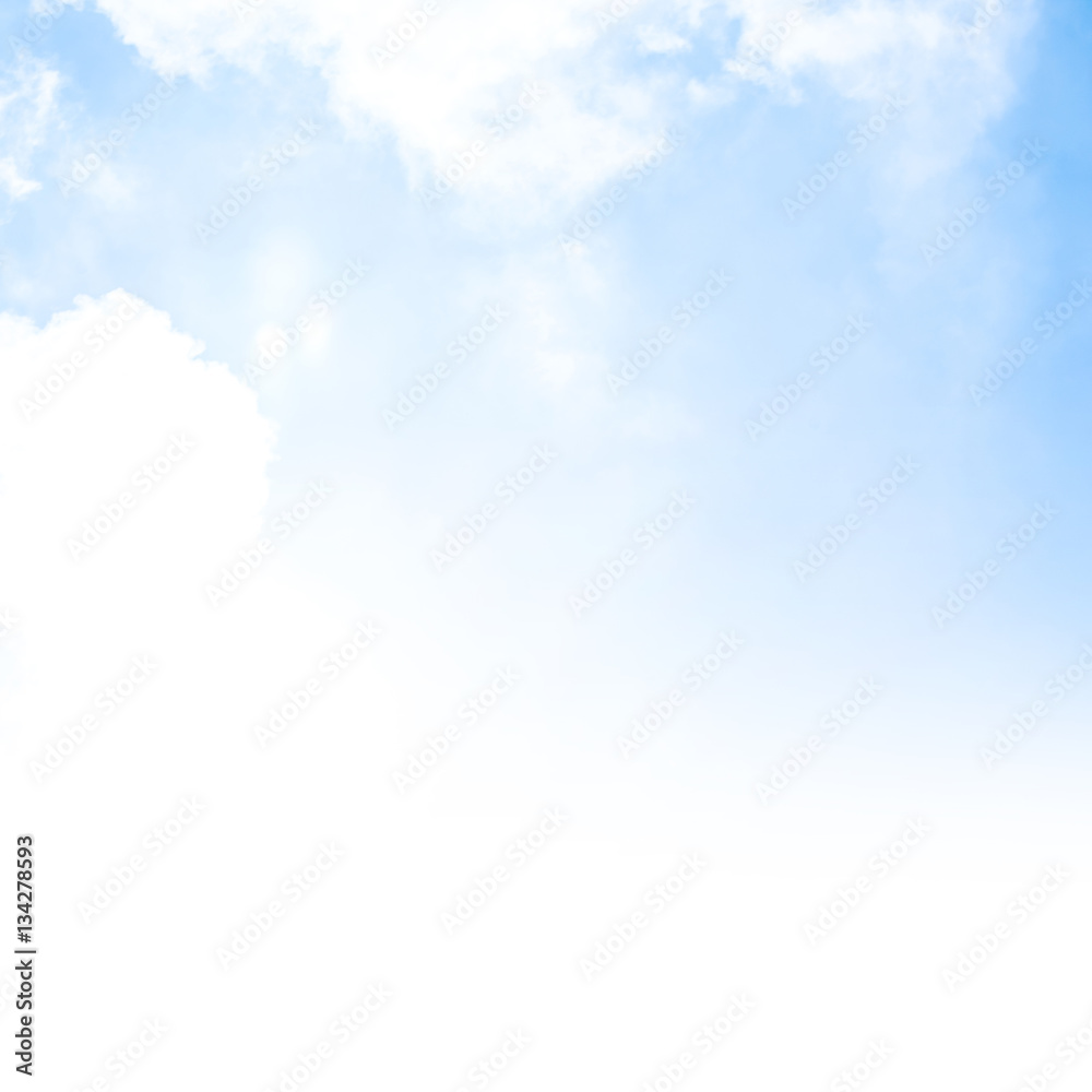 Blue sky background border Stock Photo | Adobe Stock