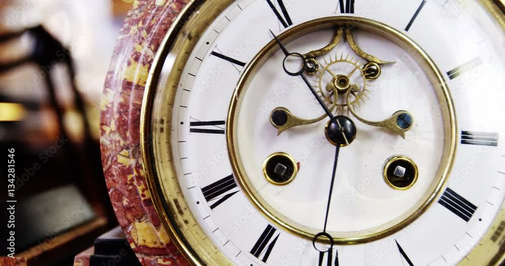 Close-up of clock Stock Video | Adobe Stock