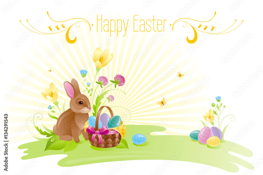 Easter Basket Border