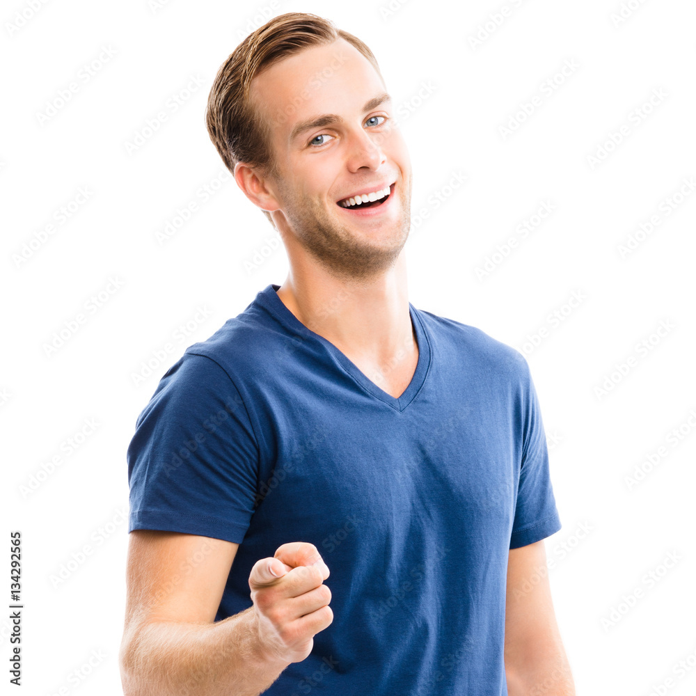 young man showing to you Stock Photo | Adobe Stock