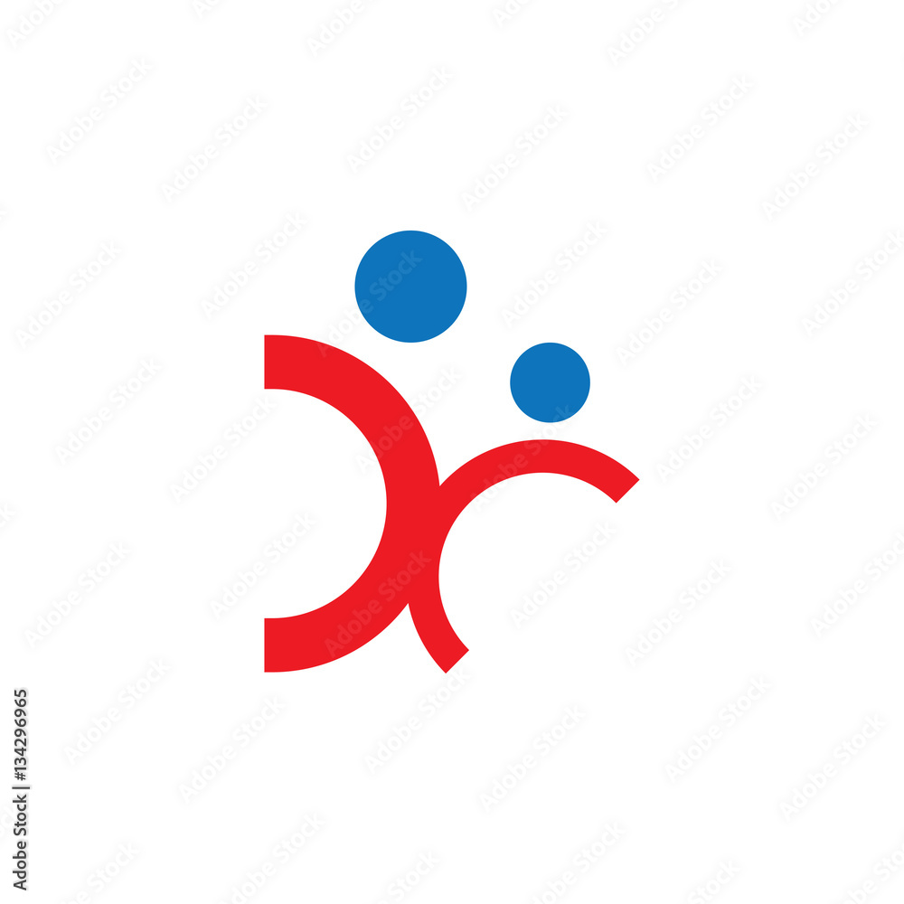 Family Icon Logo Design Template Elements. Stock Vector | Adobe Stock