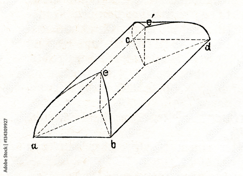 Trough vault (from Meyers Lexikon, 1895, 7/540) Stock イラスト | Adobe Stock